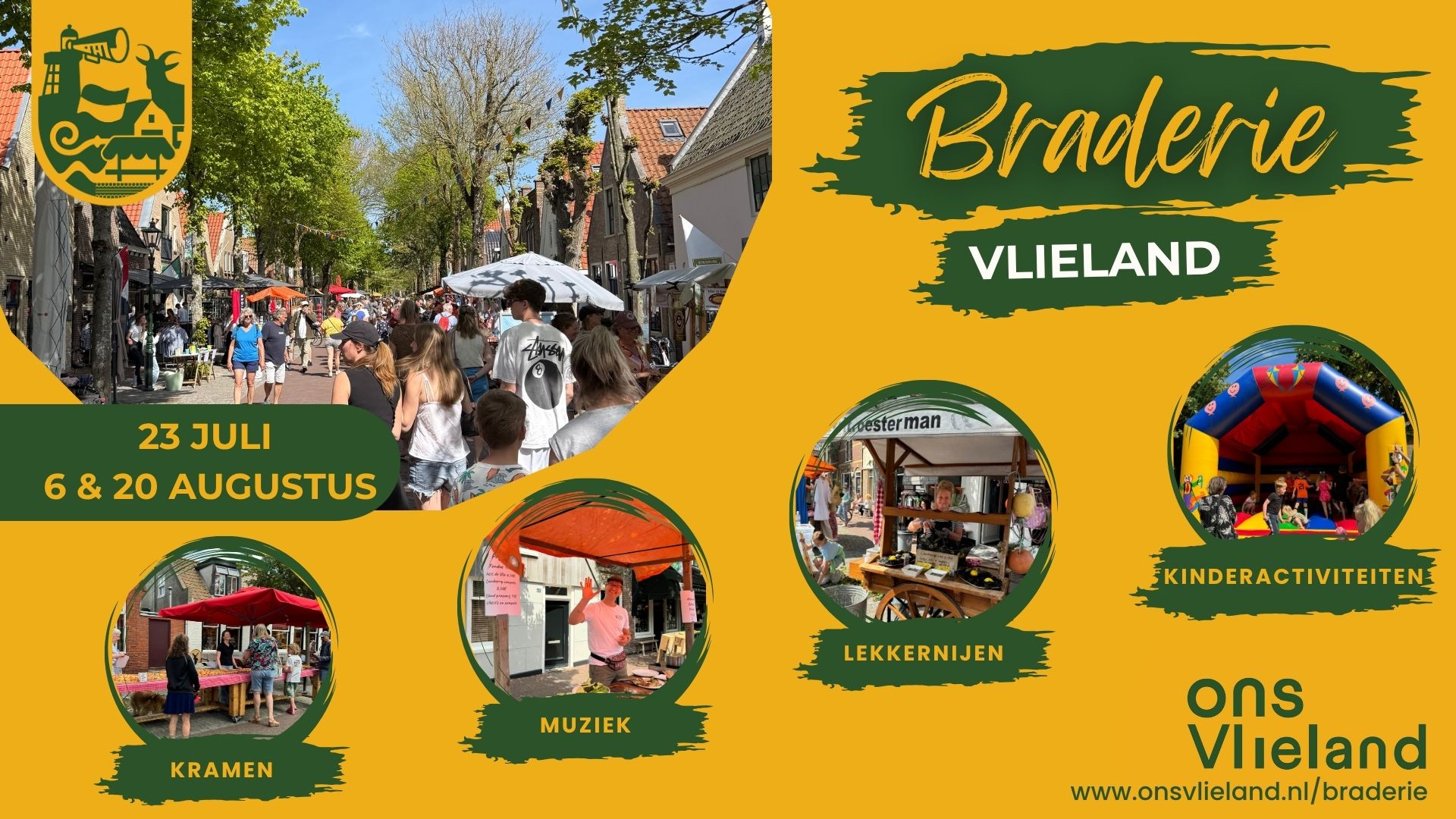 Braderieën - Ons Vlieland